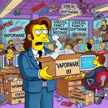Vaporware. The mirage of HighEnd IT Solutions.